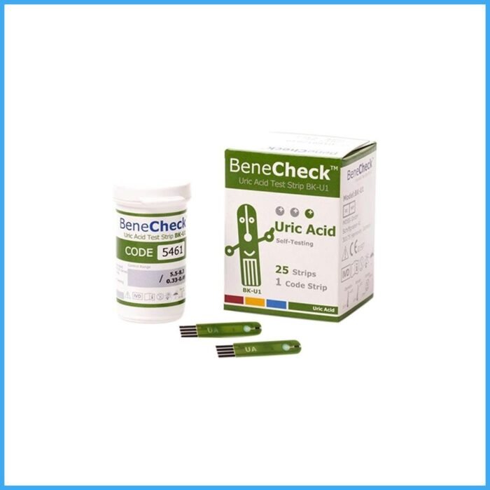 Benecheck uric Acid Test strips 25 - CitiScientific Supply